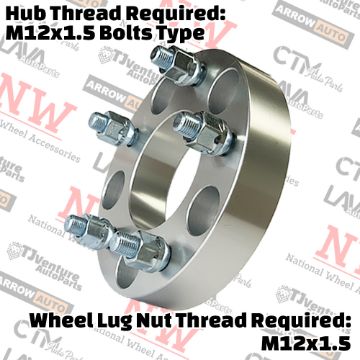 NWA Autoparts. 5 Lug Adapters